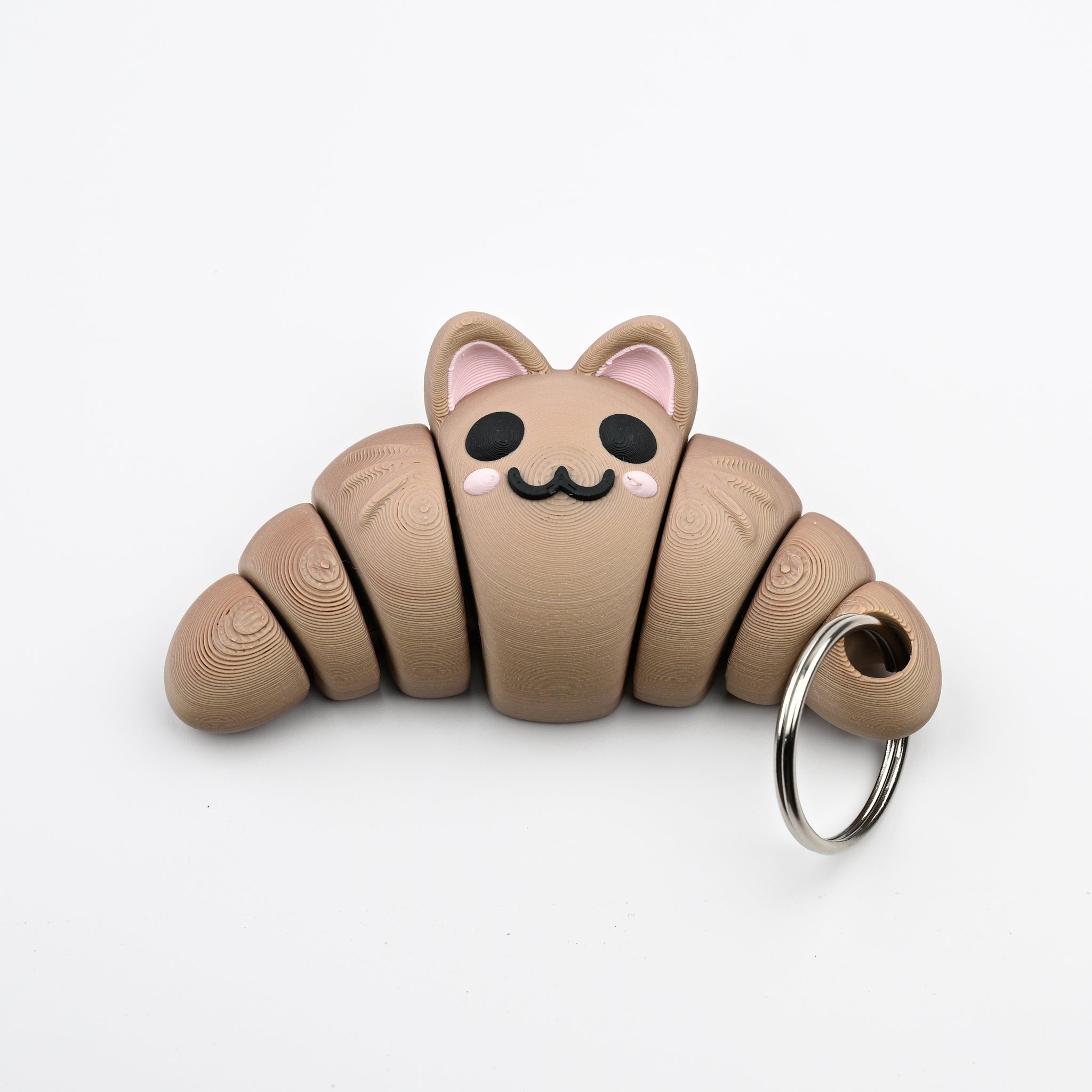 Croissant Keychain